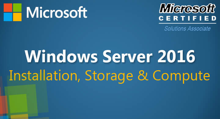 Installation, Storage and Computer with Windows Server 2016 ... Installation, Storage and Computer with Windows Server 2016 ...