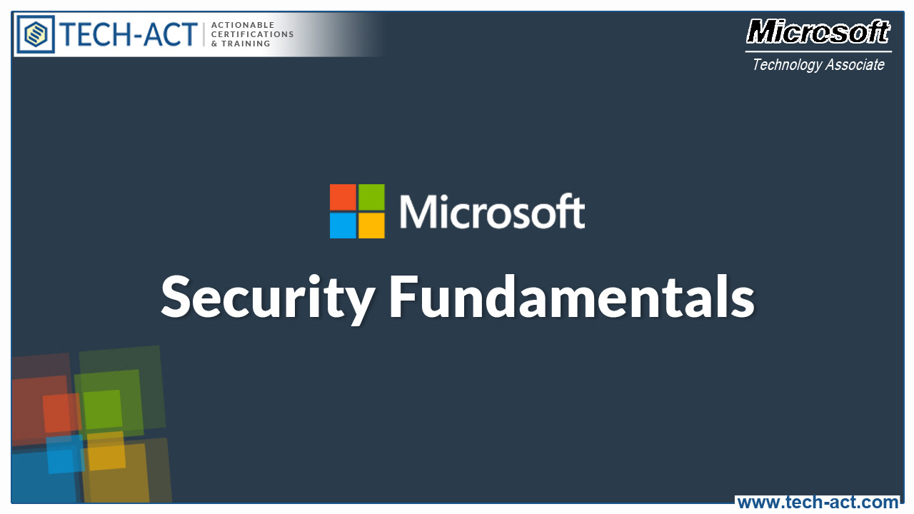 Microsoft | Security Fundamentals Certification | Tech-Act